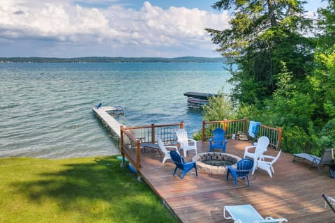 Waterfront Deck + Dock: Torch Lake Home! | Torch Lake | VacationRenter