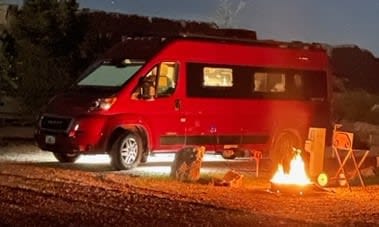 The Red Rover, a 2022 Winnebago Travato | Fayston | VacationRenter