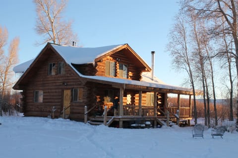 Hand Built Log Cabin On River - Three Bedrooms, Two Bath On Private 6.5 ...