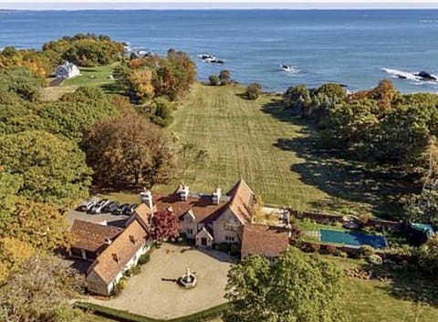 Beautiful oceanside Castle with private beach and seasonal swimming ...