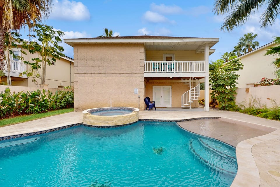 2-story home with private outdoor pool, spa, enclosed backyard, patio ...